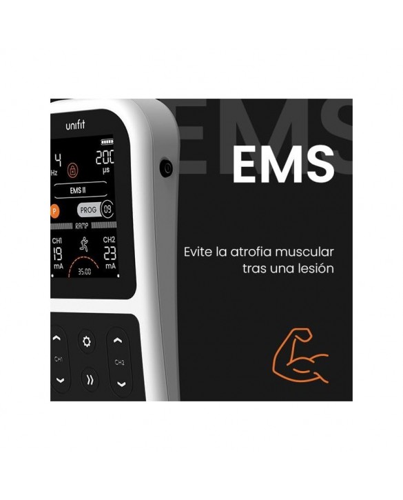 Multitens Unifit (TENS+EMS+MASAJE) con batería recargable
